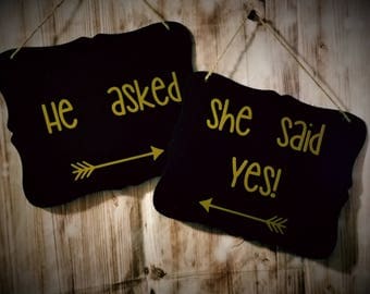 He asked she said | Etsy