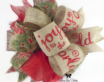 Burlap tree topper | Etsy