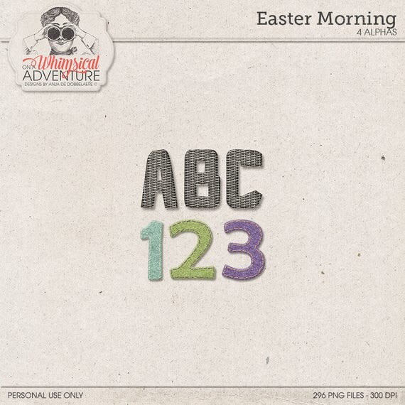 Happy Easter Alphabet Clipart Alphabet Felt Weave Texture