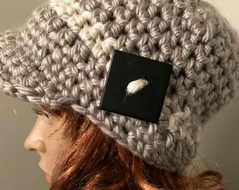 Newsboy style hat PDF SEWING pattern Adult/child combo