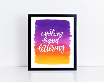 Hand lettering | Etsy