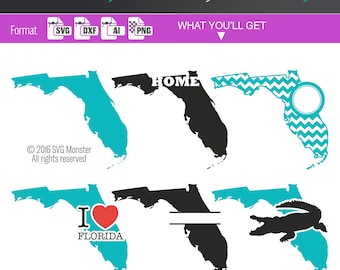 Florida state svg | Etsy