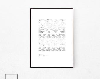 Imagine lyrics | Etsy