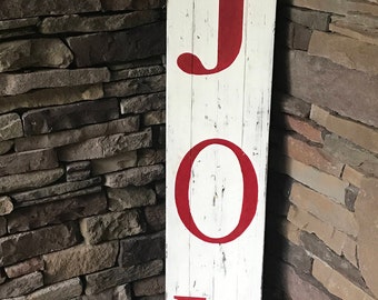 Joy christmas sign | Etsy