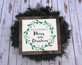 Christmas carol sign | Etsy