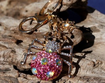 Spider keychain | Etsy