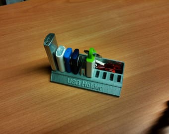 Usb drive holder | Etsy