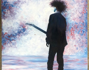 Robert Smith The Cure Portrait Illustration Art Print