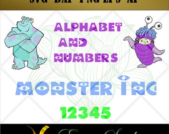 Monsters inc letters | Etsy