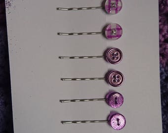 Hyperdimension Neptunia Neptune inspired hair grips