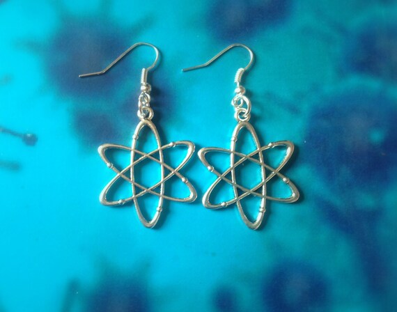 Atom Earrings Science Earrings Space Earrings physicist