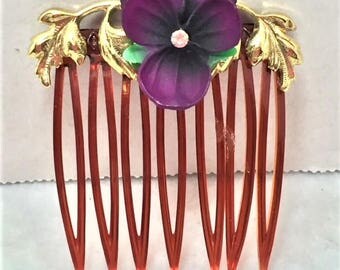 Decorative hair comb | Etsy