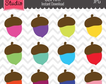 Acorn clipart | Etsy