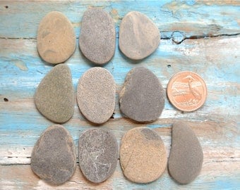 Flat beach stones | Etsy