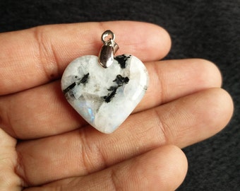 Moonstone heart | Etsy