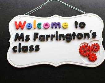 Classroom door sign | Etsy