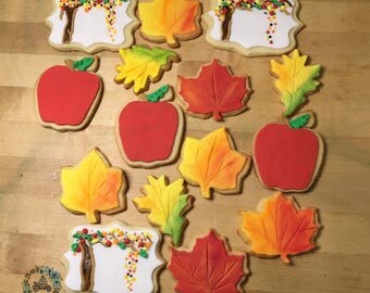 Fall cookies | Etsy