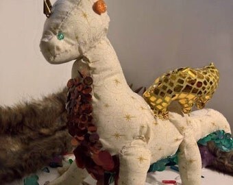 PDF PATTERN Lockheed Shoulder Dragon Plush