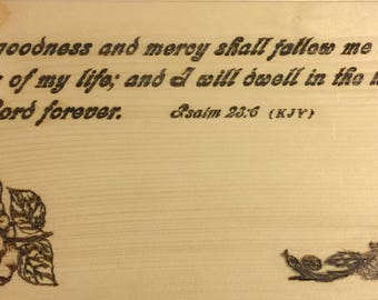 Scripture plaque | Etsy