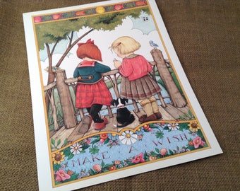 Vintage art print | Etsy