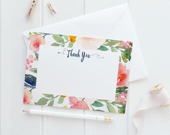 Thank you note cards | Etsy