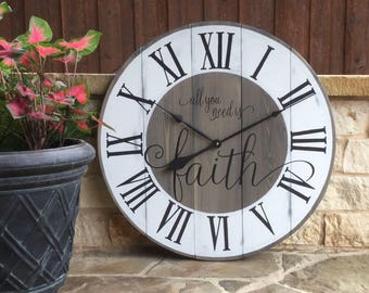 Bible verse clock | Etsy