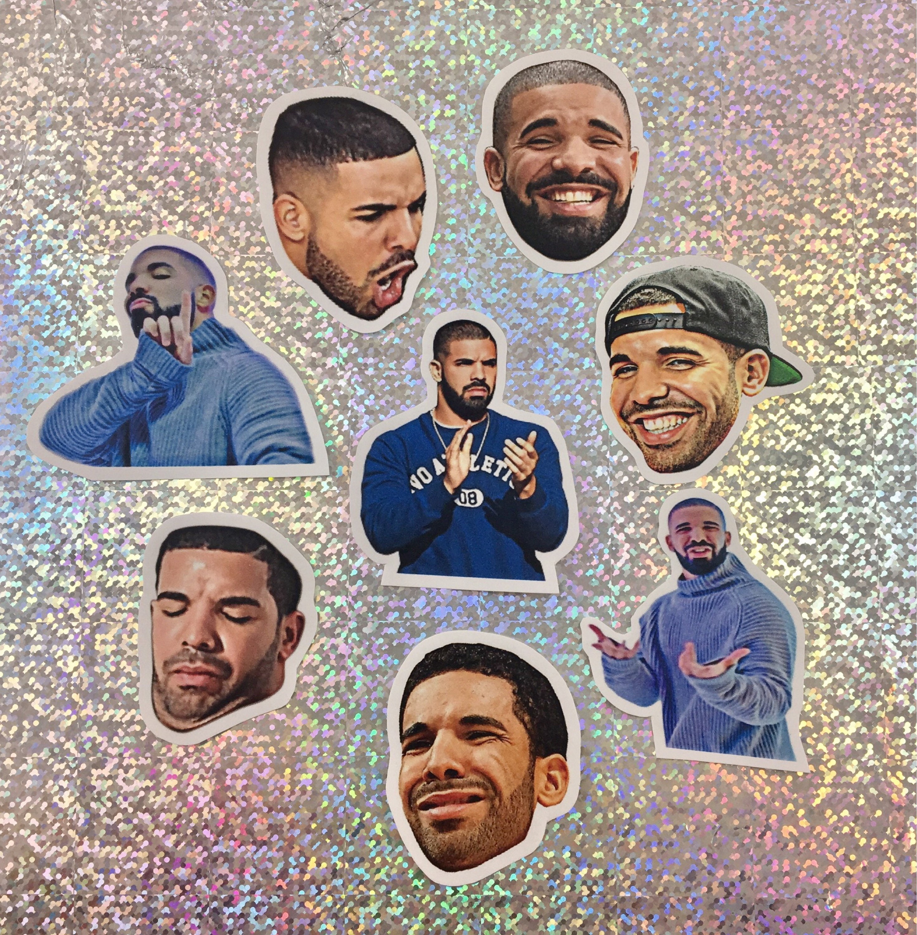 Drake stickers funny drake faces celebrity stickers