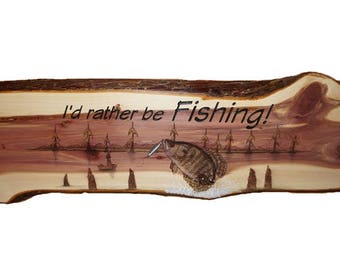 Fishing signs | Etsy