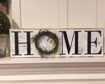 Rustic home sign | Etsy