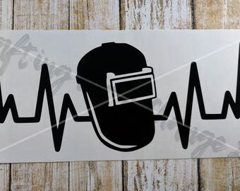 Welding hood decal | Etsy