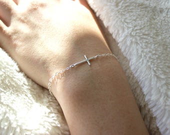 Cross bracelet | Etsy