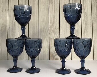 Vintage goblets | Etsy