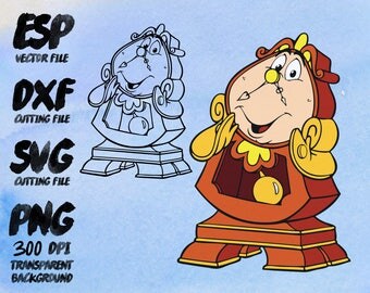 Cogsworth svg | Etsy