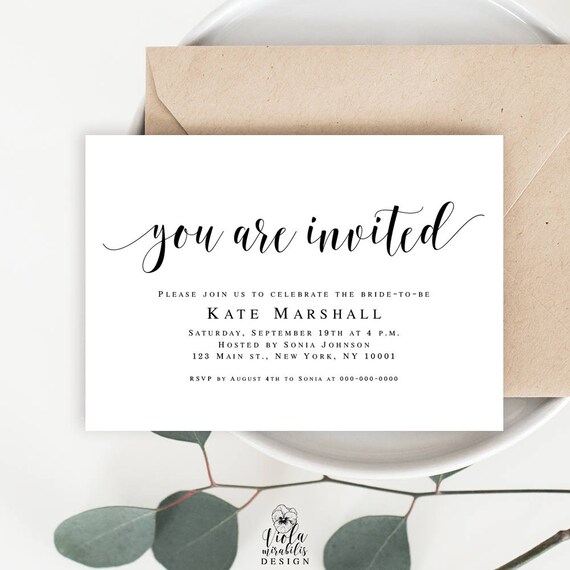 You are invited invitations Printable invitation templates