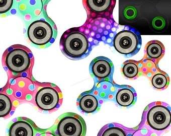 Rainbow fidget spinner | Etsy