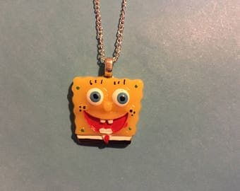 Spongebob necklace | Etsy
