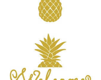 Pineapple svg dxf | Etsy