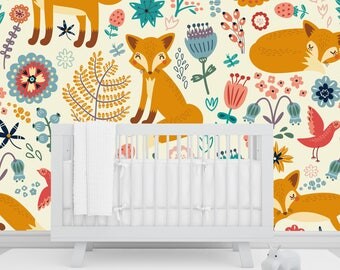 Fox wallpaper | Etsy
