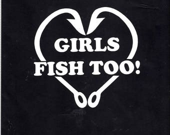 Girls fish too | Etsy