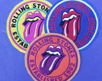 Rolling stones patch | Etsy