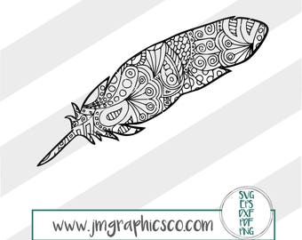 Zentangle svg | Etsy