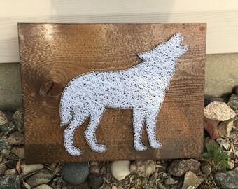 String art wolf | Etsy