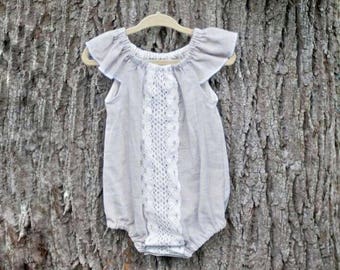 Linen romper | Etsy