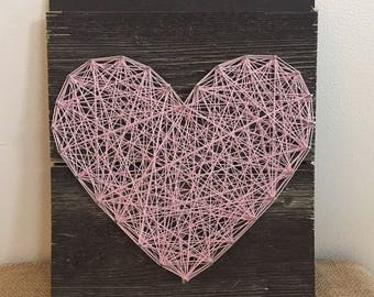 String art heart | Etsy