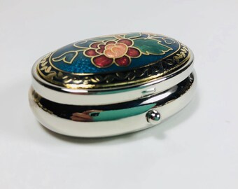 Decorative pill box | Etsy
