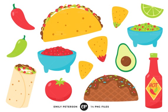 Taco Tuesday Clip Art Taco Clipart Fiesta Clip Art