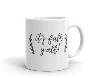 Autumn coffee mug | Etsy