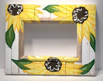 Sunflower frame | Etsy