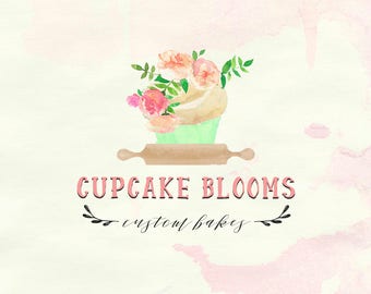 Cupcake logo design | Etsy