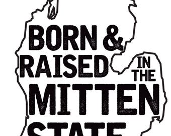 Mitten state | Etsy